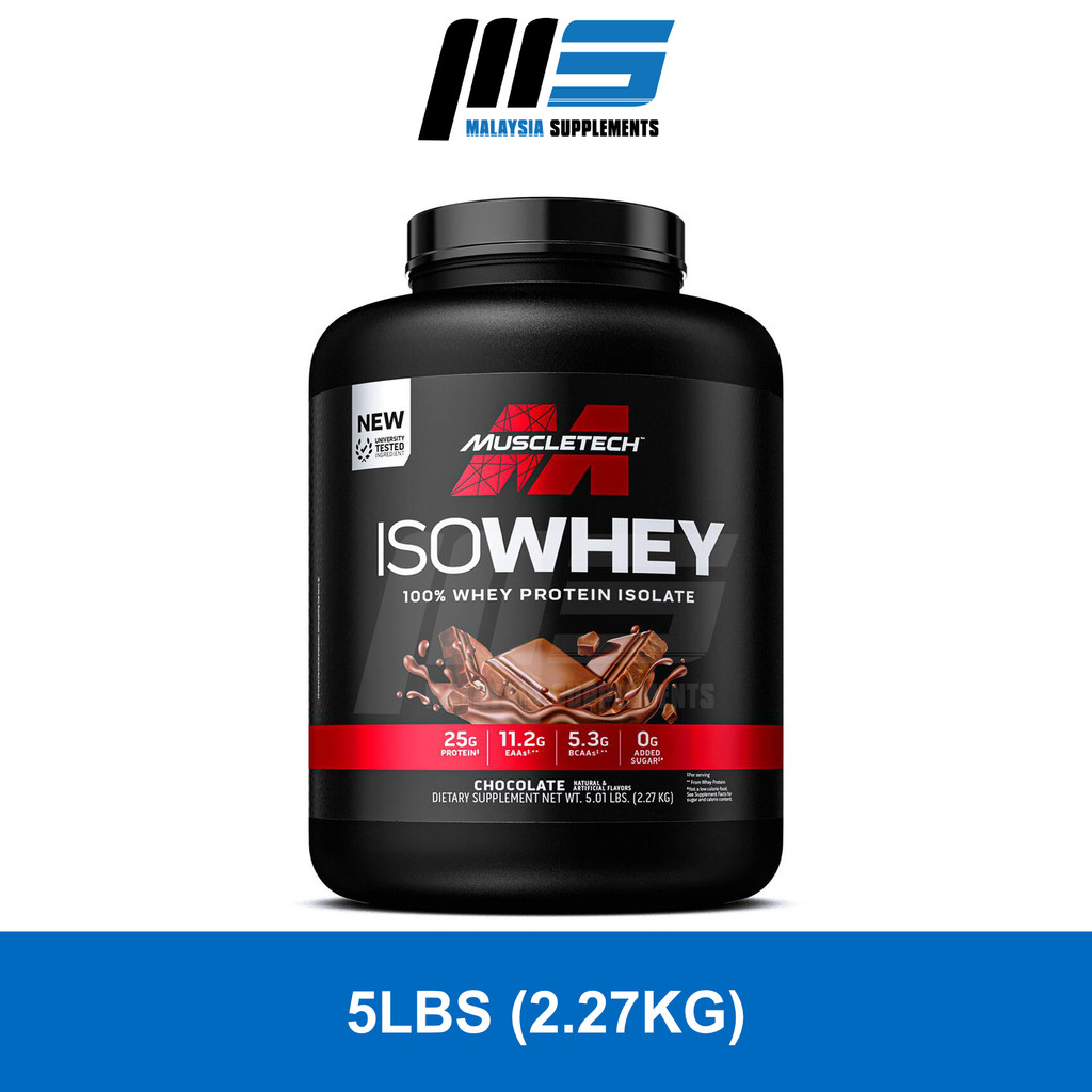 MuscleTech ISO Whey (5lbs) - 100% Whey Isolates, Muscle Recovery ...