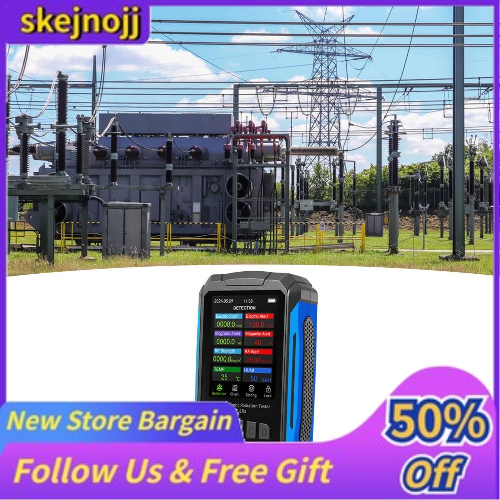 Skejnojj Electromagnetic Field Radiation Meter 5 in 1 Portable Detector ...