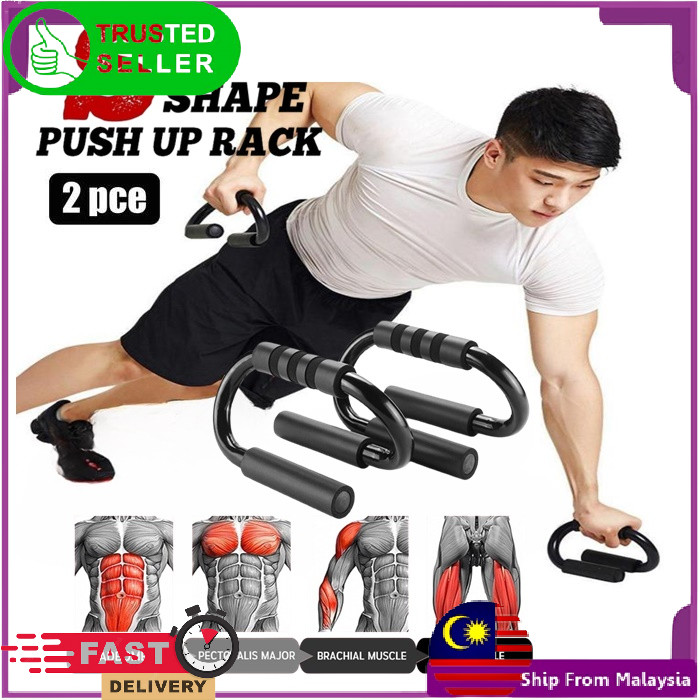 Push-Up Bar Stands with Non-Slip Base Push-Up Handles for Chest Press ...