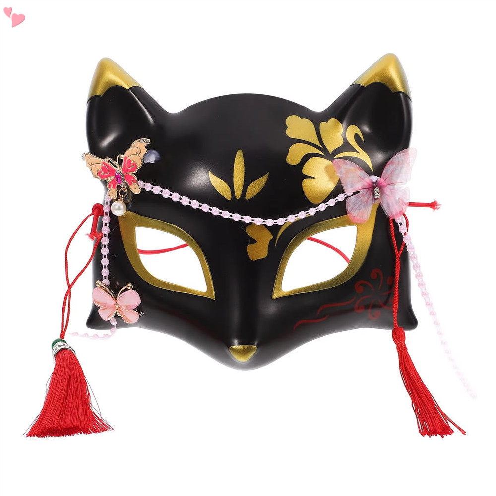 Japanese Traditional Masks Japanese Anime Fox Mask Fox Cosplay Mask ...