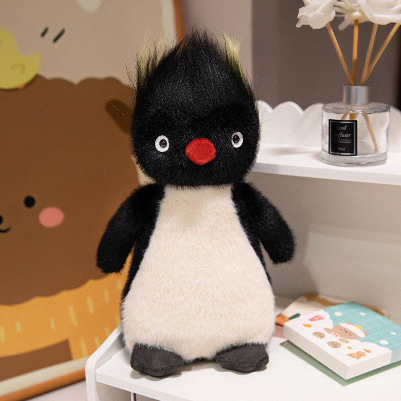 Furry Penguin Doll Doll Cute Exploding Head Ugly Cute Children Plush ...