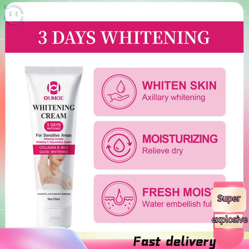 Body Whitening Cream Underarm Elbow Between Legs Knees Private Parts ...