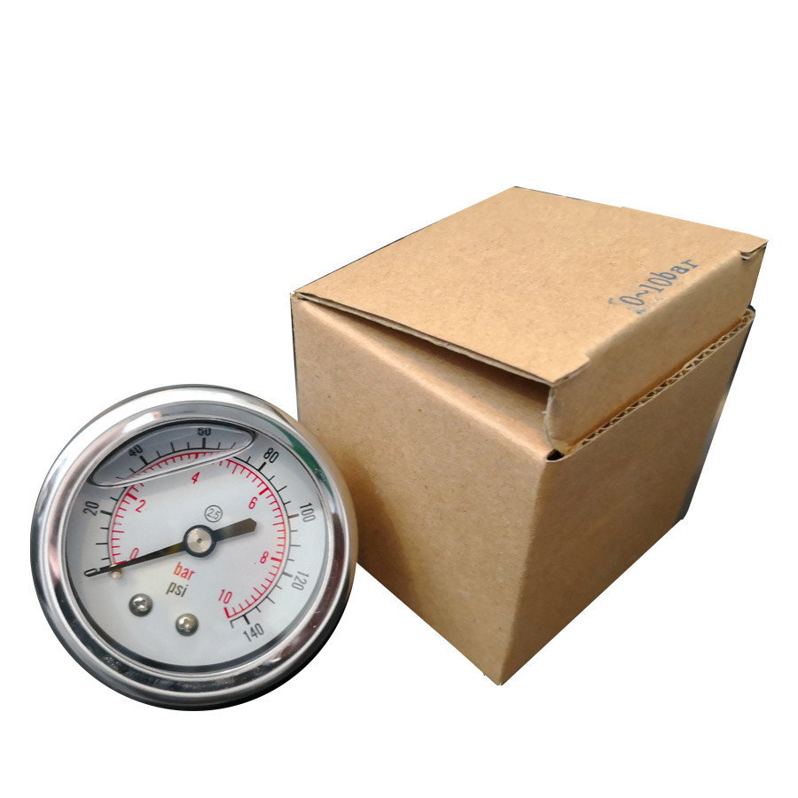 Water Filter Pressure Oil Meter Pressure Gauge 40mm 50mm SUS 304 ...