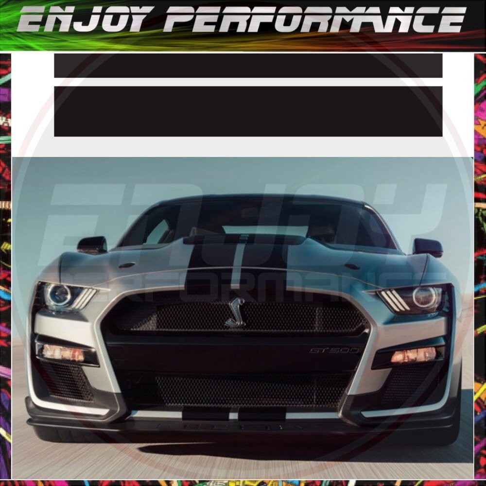 Universal Racing Style Dual Rally Stripes Graphics Vinyl Decals Mustang ...