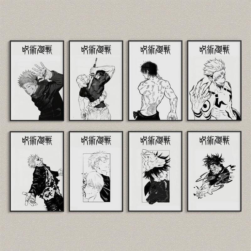 Jujutsu Kaisen Canvas Prints Posters | JujutsuKaisen Anime Art | Anime ...