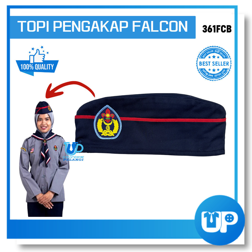 Premium Topi Pengakap /TOPI PENGAKAP WITH FREE LOGO TOPI/Topi Pengakap ...
