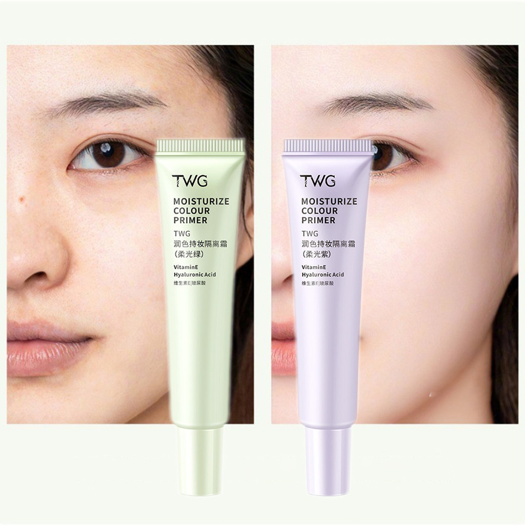 TWG Pore Primer Pre Makeup Base Isolation Cream Vitamin E Hyaluronic ...