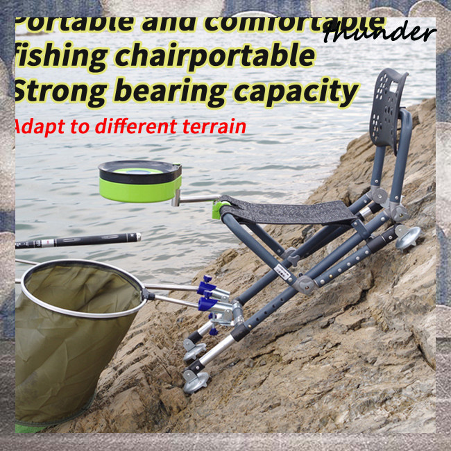 Thunder Portable Folding Camping Chair For Uneven Ground, Heavy Duty ...