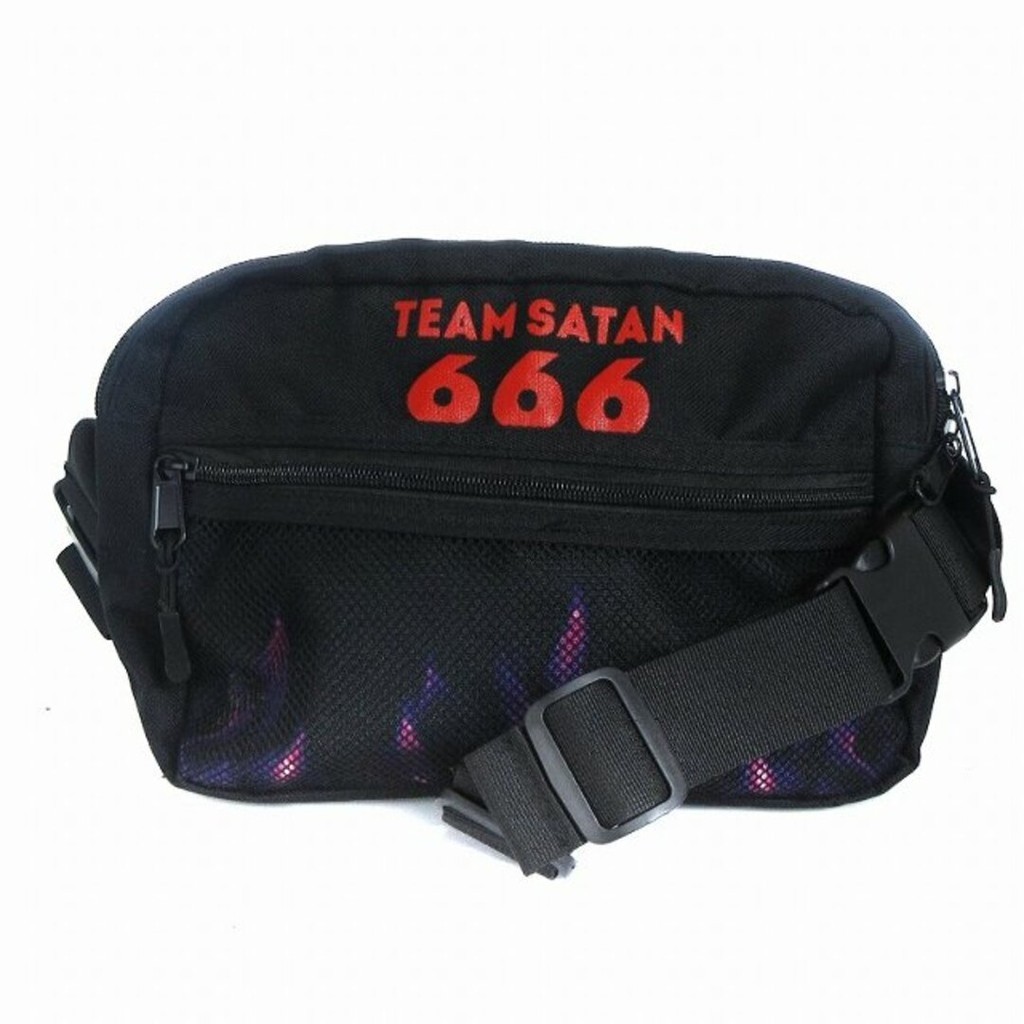 Team Satan 666 Fire Pattern Shoulder Bag Kawaguchi Jin Black | Shopee ...