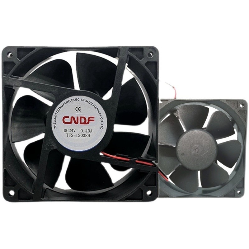 Original CNDF Oriental TFS-12038H 12038 DC24V 0.4A Axial Fan Inverter ...