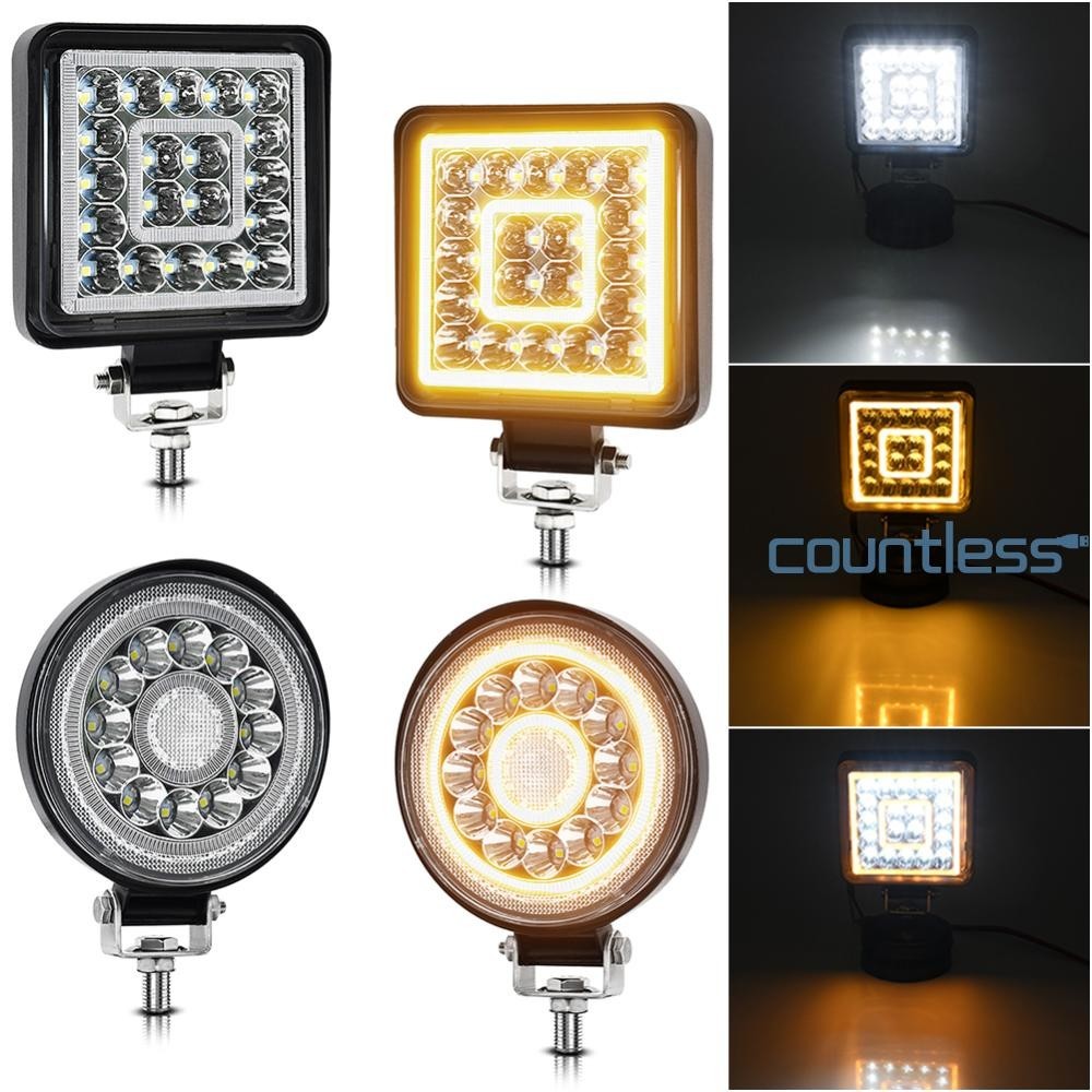 4 Inch LED Headlights IP67 Waterproof DC 9-30V Mini Offroad LED Bar ...