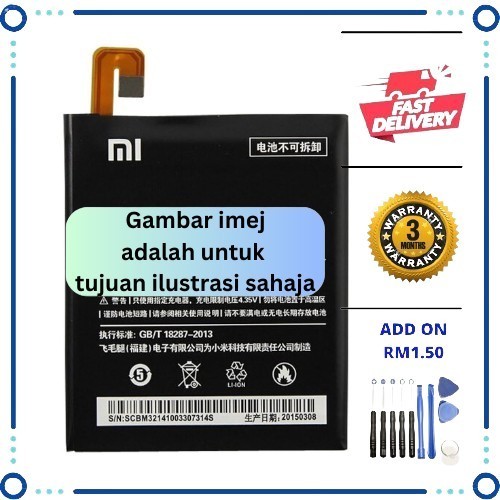 BATTERY XM MI 4 ( BM32 ) | Shopee Malaysia