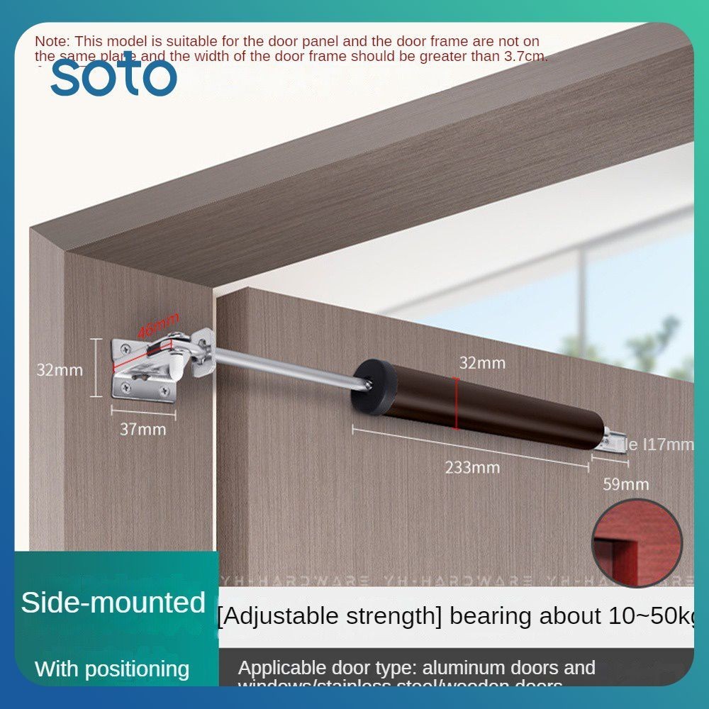 Automatic Door Closer Silent Close 90 Degrees Within The Positioning ...