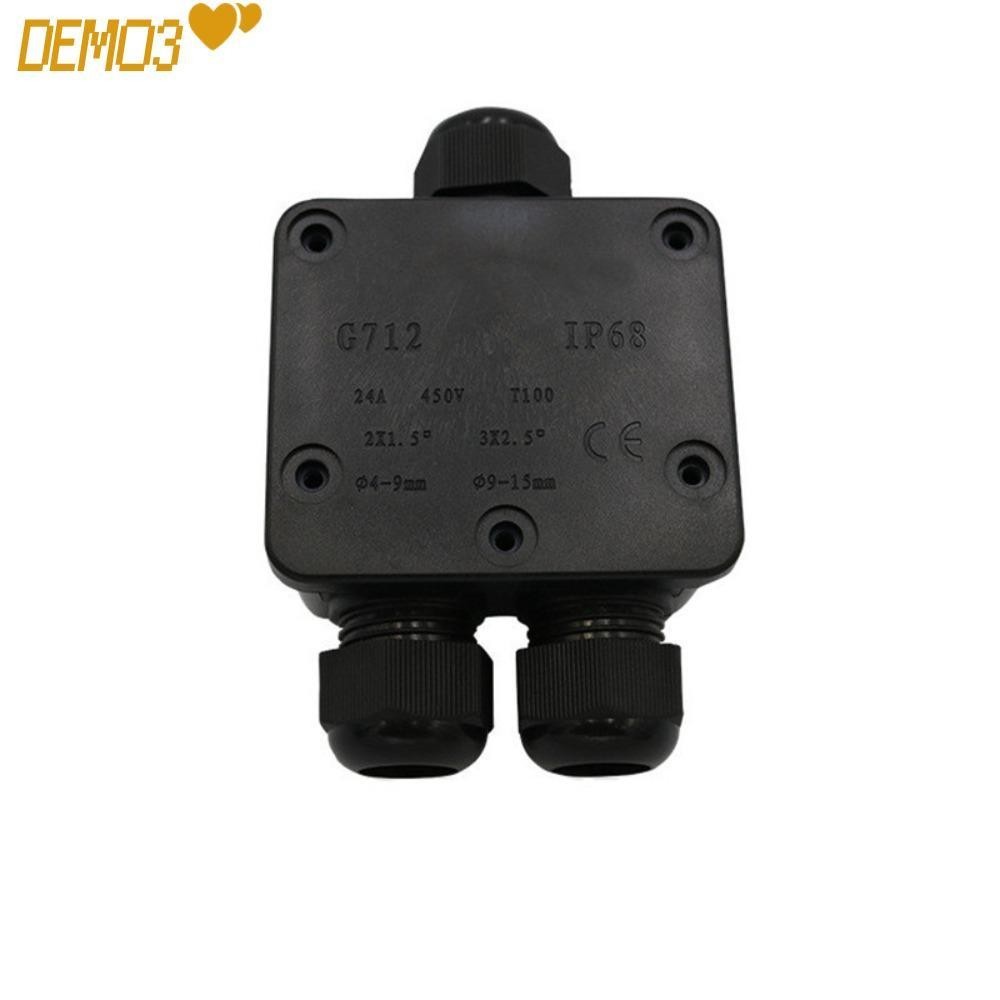DEMO3 Electrical Junction Box,Tee 1 In 2 Out With Terminal G712 IP68 3 ...