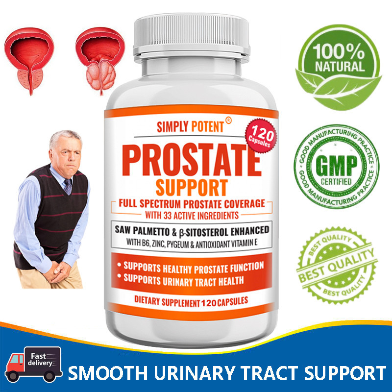 Prostate Support Supplement- Healthy Frequency and Flow Formula Urinary ...
