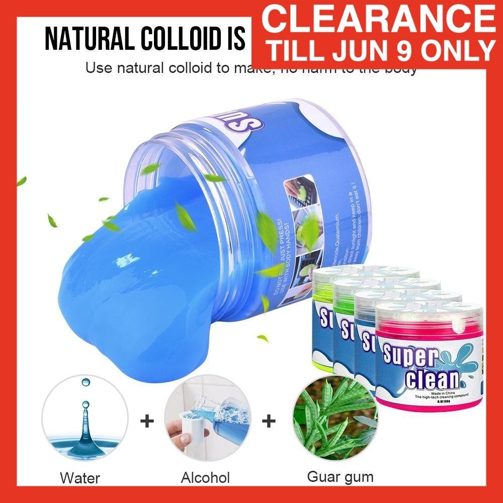 (COMES WITH BOTTLE) Super Cleaning Dust Slime Dust Cleaner Keypad ...