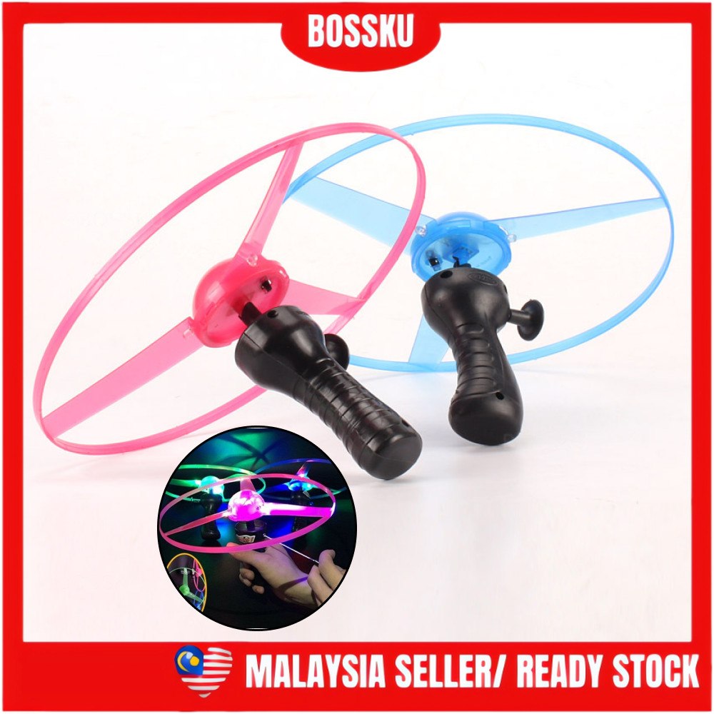 Bossku Ufo Spinner Flying Disc Spinning Toy Spin Toy Gasing Terbang ...