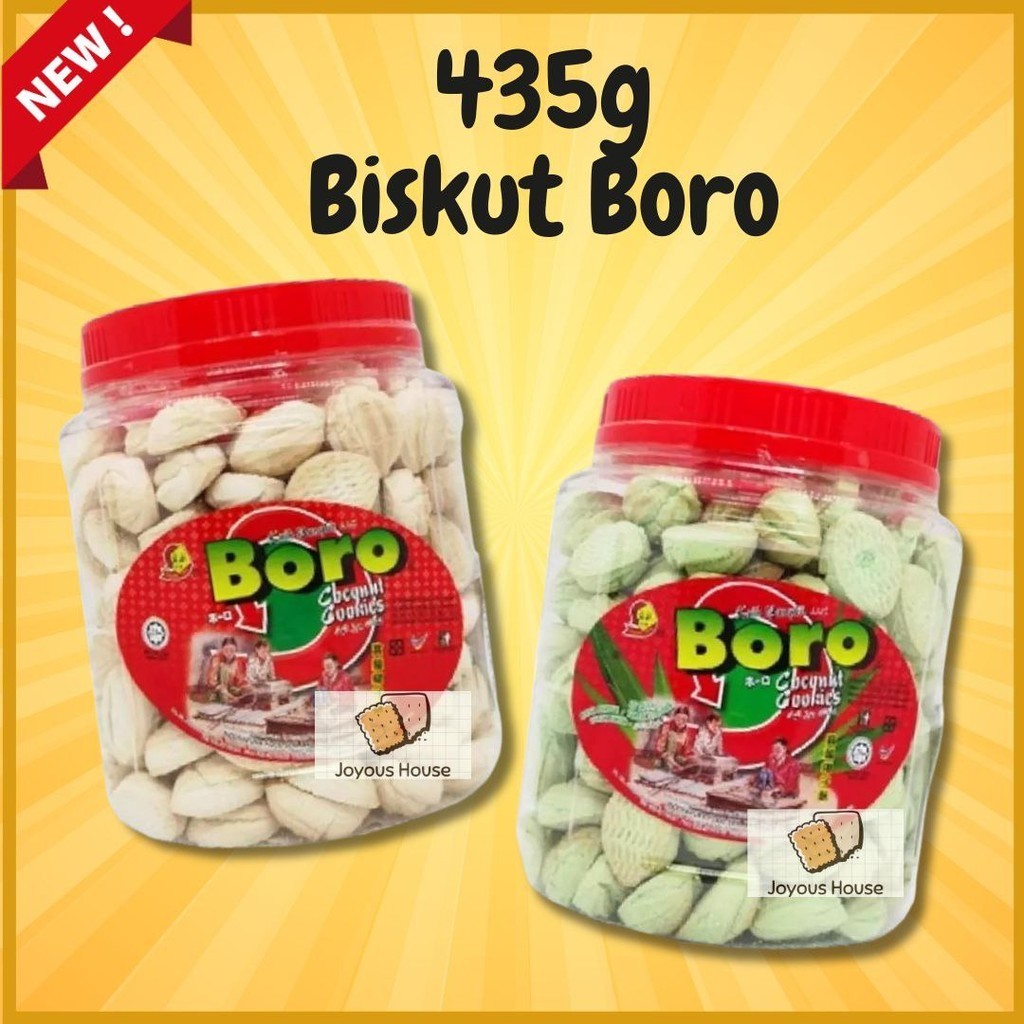 435g Boro Biskut Kuih Bangkit (Original / Pandan / Kopi / Durian ...