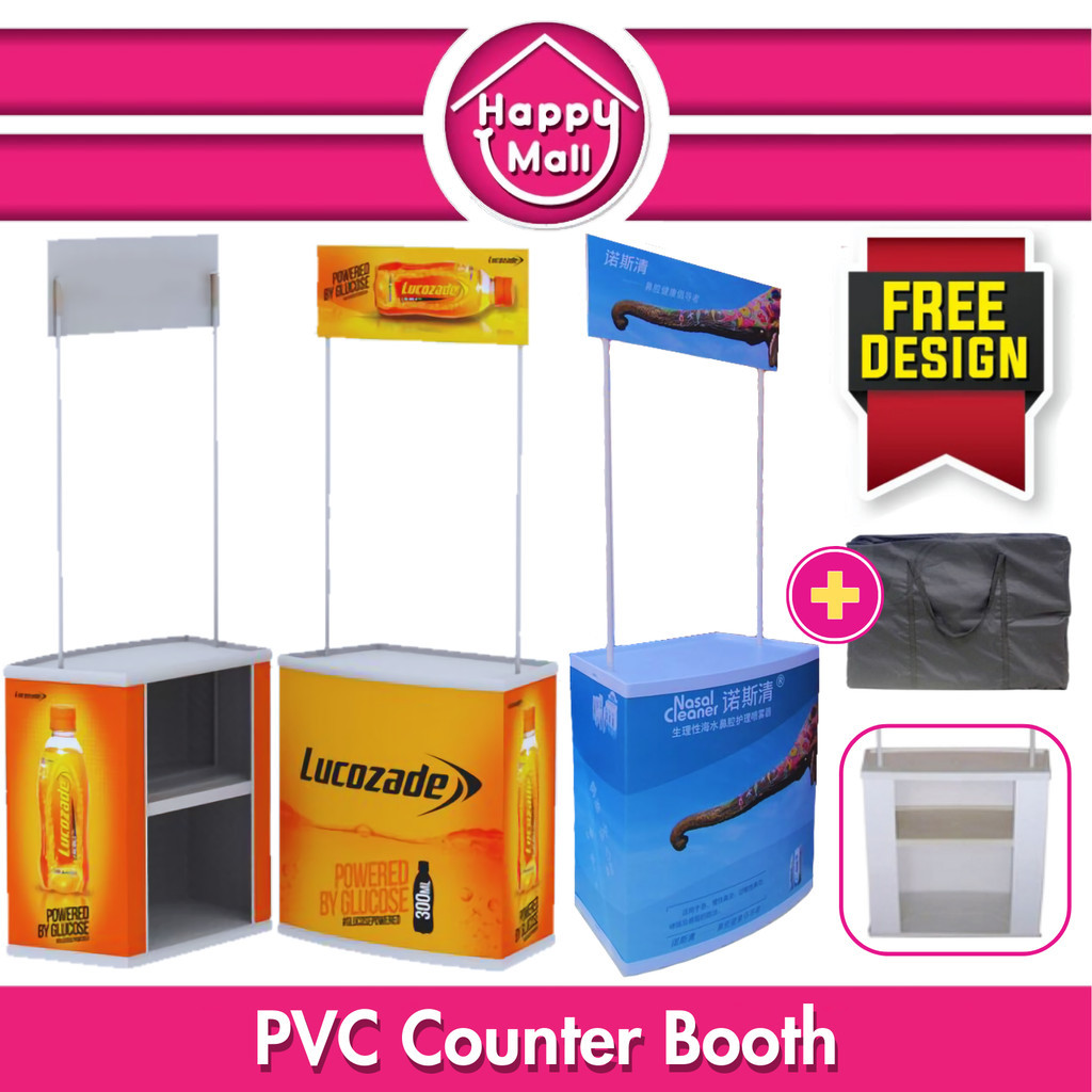PVC COUNTER BOOTH / PROMOTIONAL COUNTER (included Printing Booth and ...