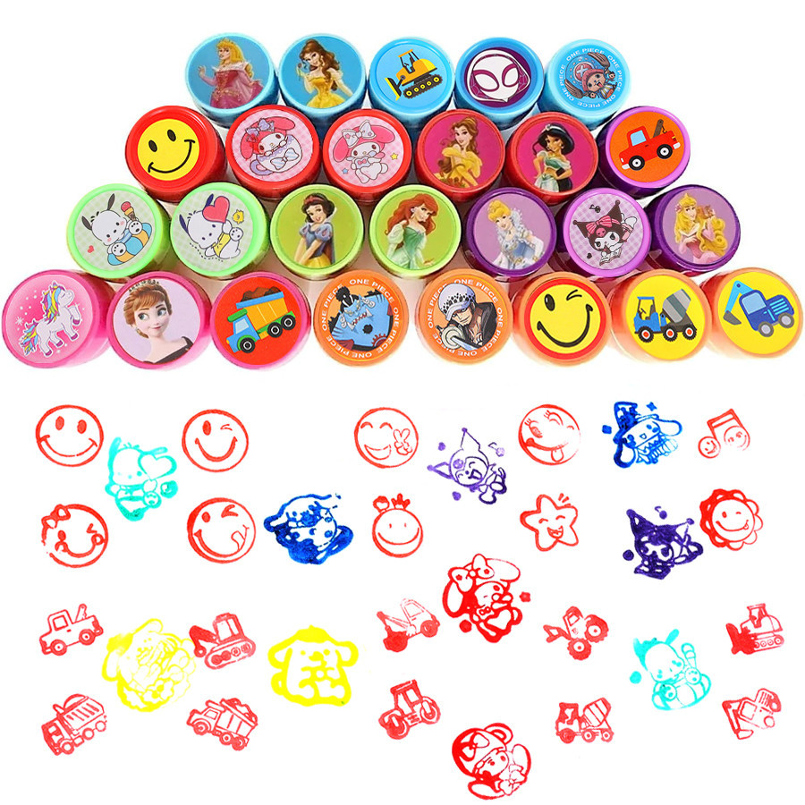 10Pcs/set Self-inking Stamps Kids Birthday Party Favors for Birthday ...