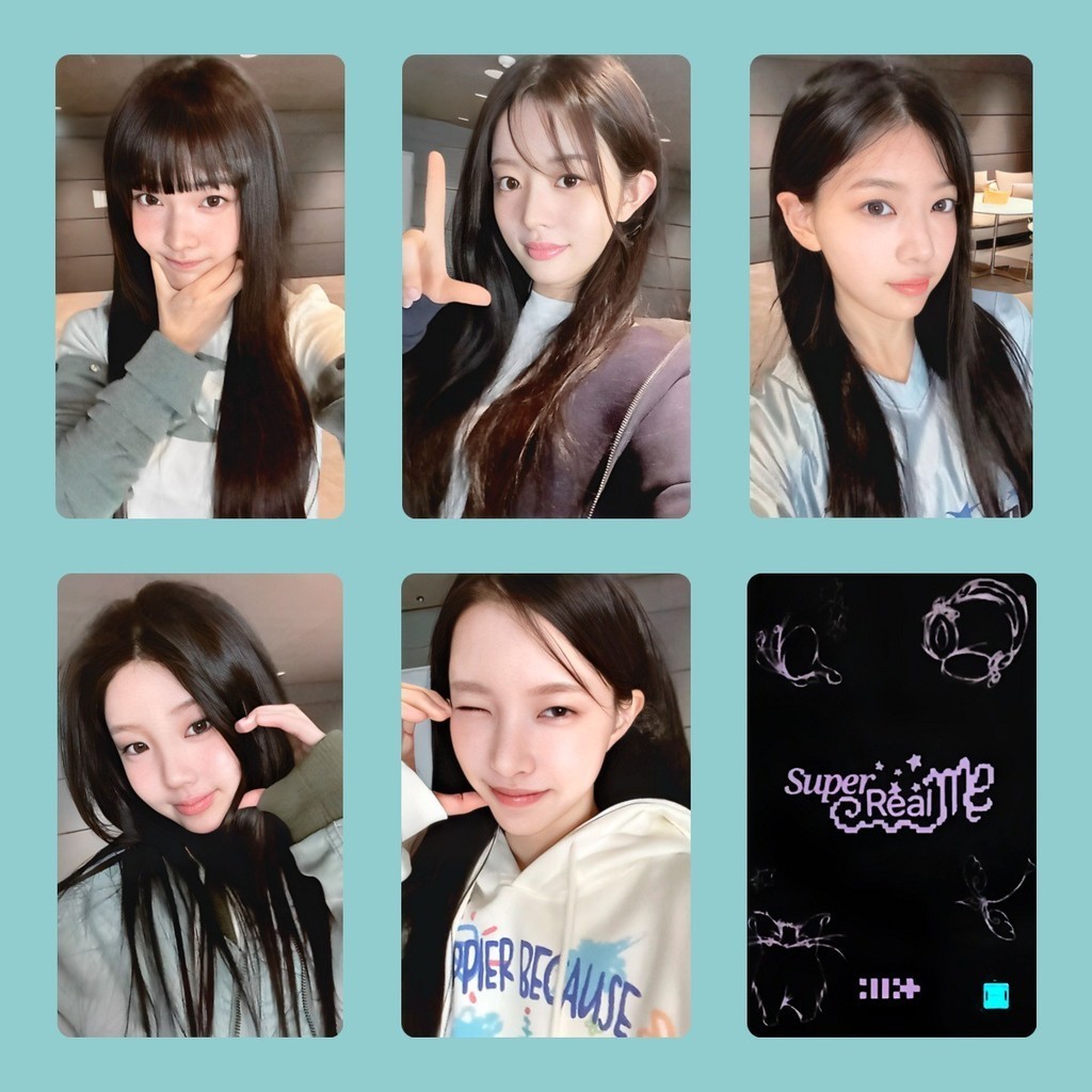 1-8pcs ILLIT ITTA LD showcase Lomo Cards FILM POWER STATION Super Real Me Album ID Photo Special ...