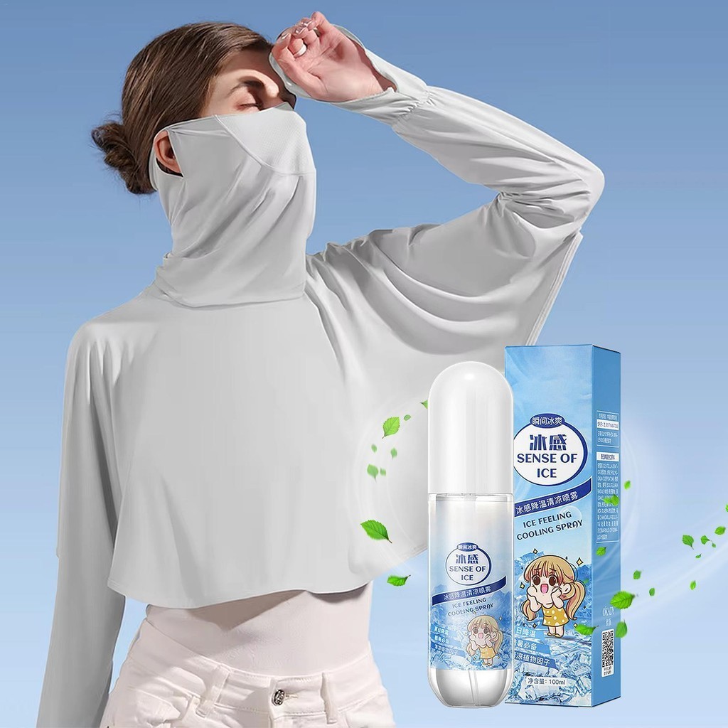 Cooling Spray Mint Fragrance Instant Cool Down Spray Prevents From Heat ...