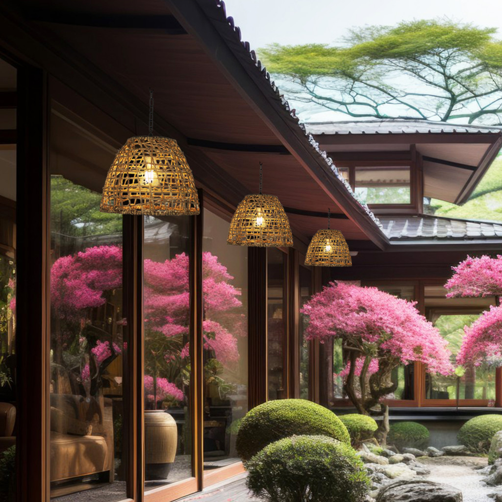 [Burbuerry] Solar Powered Outdoor Lantern Hanging Lantern Energy-saving ...