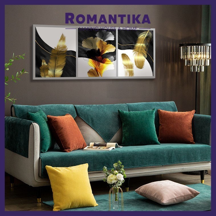 Romantika Canvas Print with frame 40x90CM Botanical Canvas Painting ...