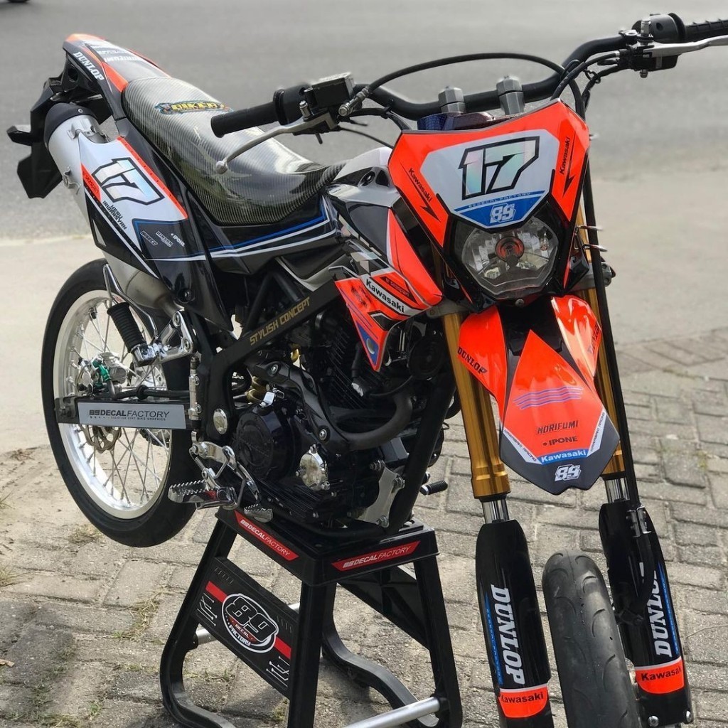 Decal/sticker DTRACKER-CRF150L-klx BF-klx gordon-wr155 Etc. full body ...