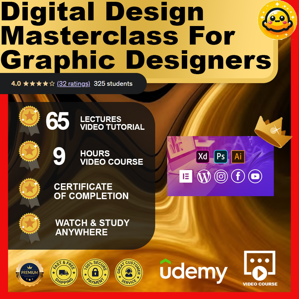 [Video Course]Digital Design Masterclass For Graphic Designers | Shopee ...
