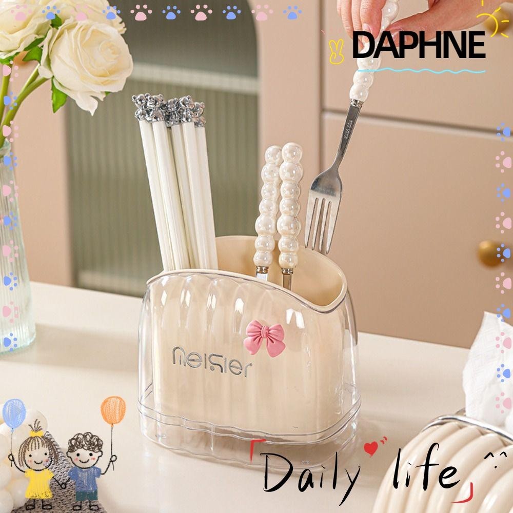 DAPHNE-HOME Chopsticks Storage Holder, Home Storage Drainage Drain ...