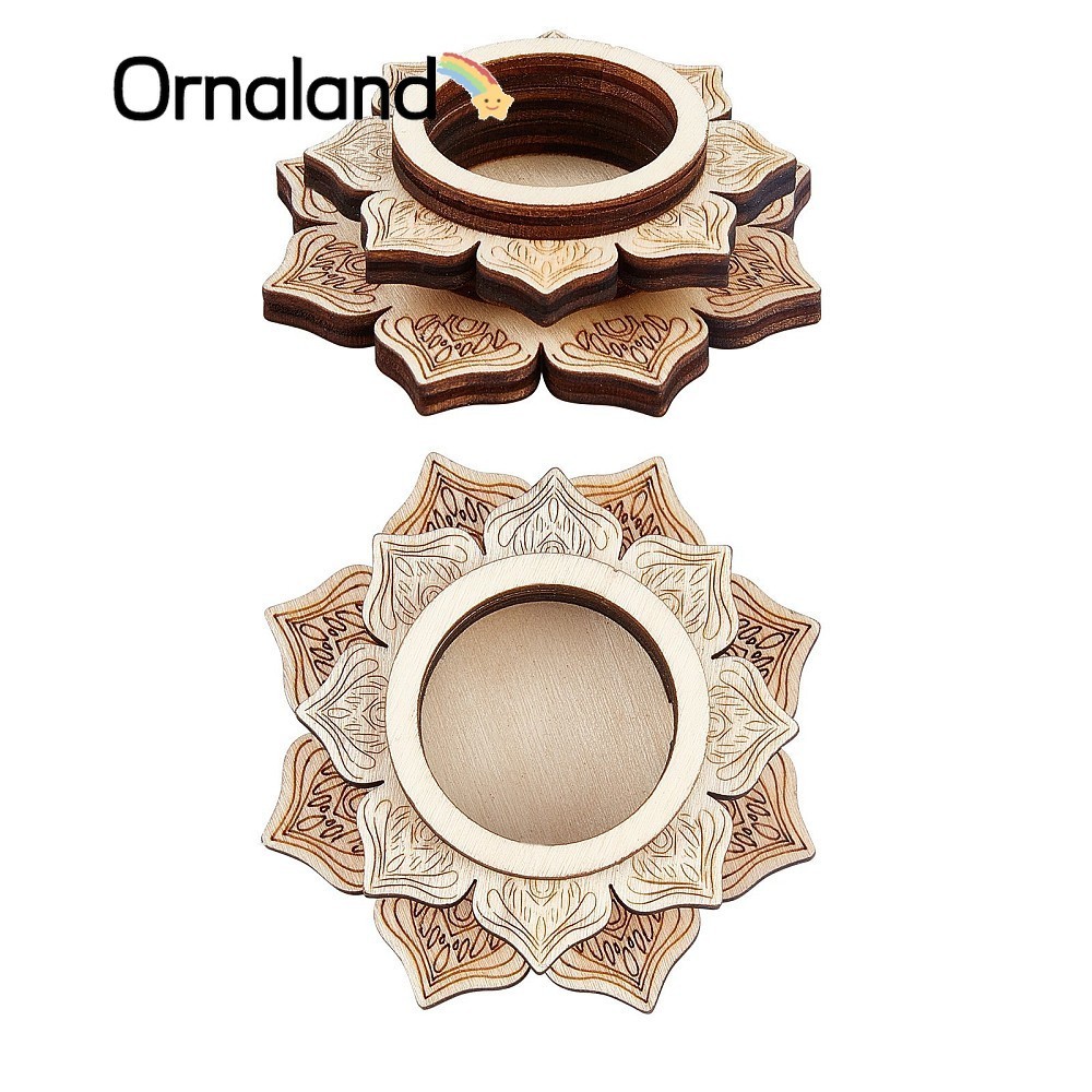 1Set 3" Mandala Sphere Display Stand Wood Ball Grid Board Wooden Rack ...