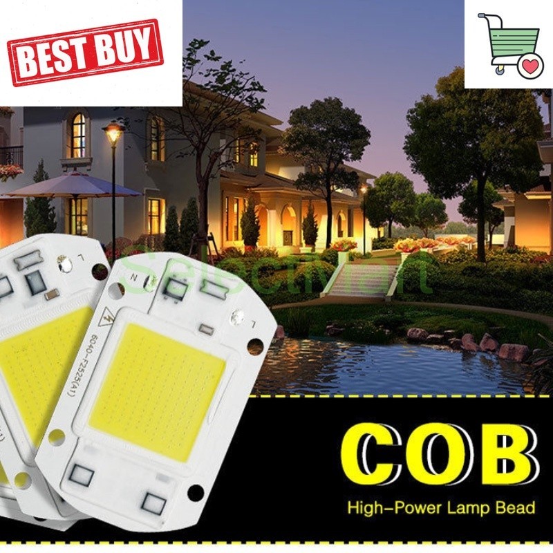 MBR 110/220V Beads LED Chip Lamp DIY Floodlight/Spotlight 20/30/50W COB Light Source Integrated ...