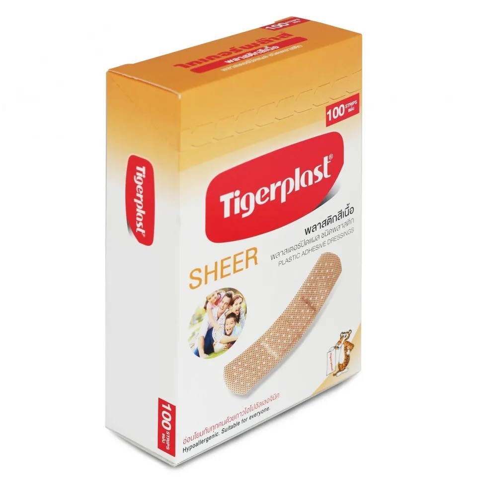 [Genuine] Tigerplast Sheer, Thin, Light, Safe, Absorbent, High Adhesion ...