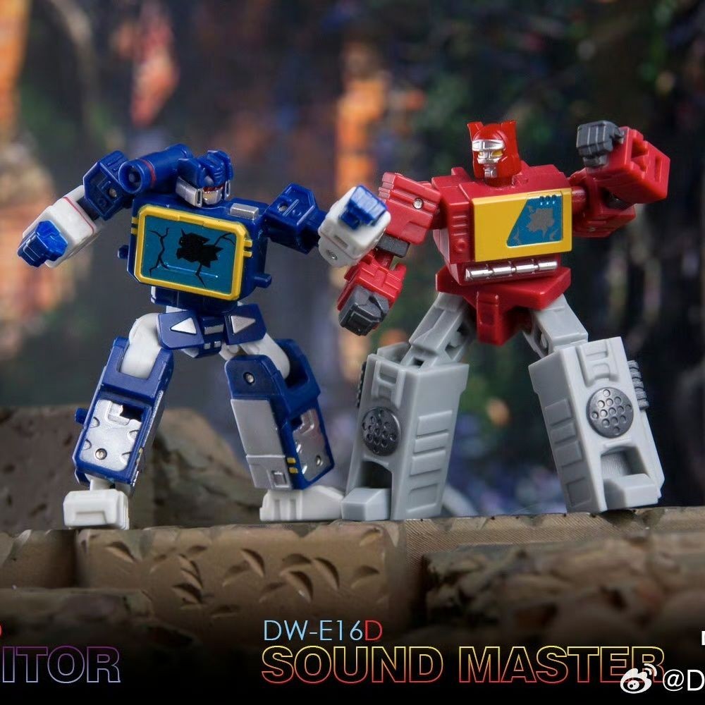 [BTF] Dr. Wu Studio Transformers DW-E16D Battle Damaged Recorder+E02D ...