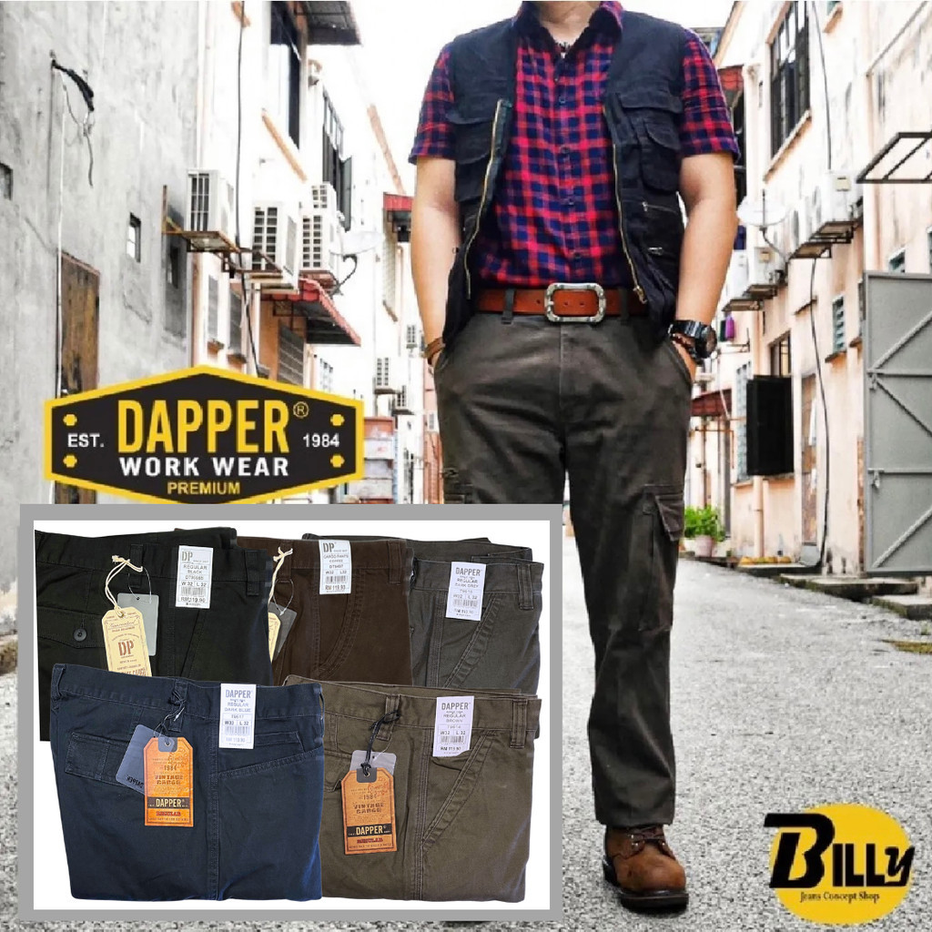 DP/DAPPER Brand Regular Cutting Cargo Long Pants | Shopee Malaysia