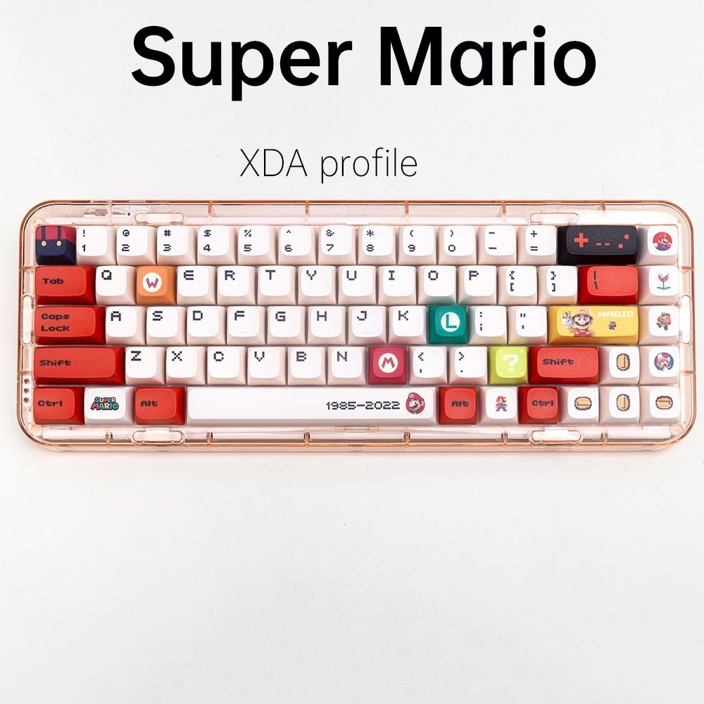 【Ready Stock】Super Mario Keycaps XDA profile PBT material Dye ...