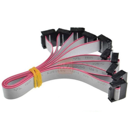 Idc 10 Pin Flat Socket Cable Female Header 2x5 10P | Shopee Malaysia