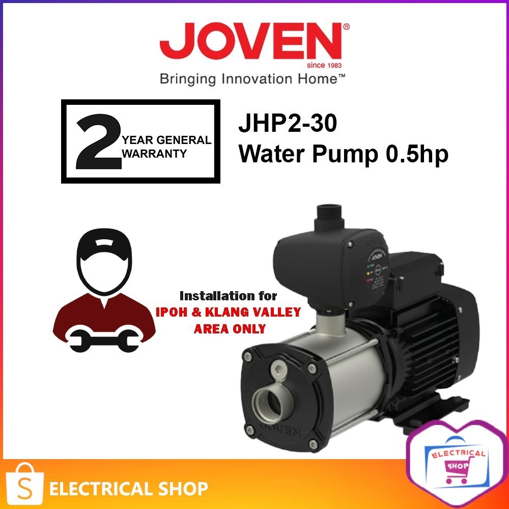 Joven Water Pump JHP230 Automatic Domestic 0.5hp JHP2-30 | Shopee Malaysia