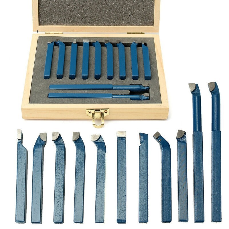 Turning tool holder Carbide Tip Cutting Boring bar Bit Blue Industrial ...