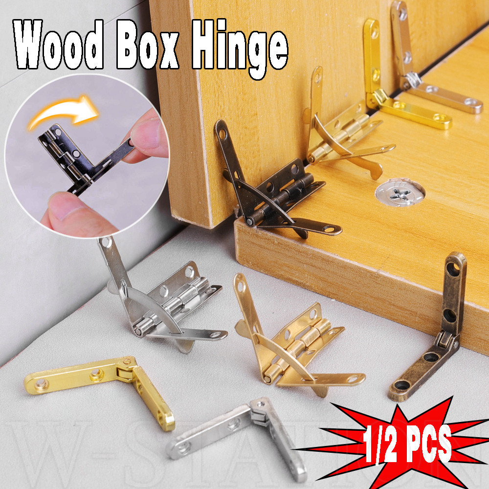 Wood Box Packaging Box Hinge - 90° Positioning Support Loose Leaf ...