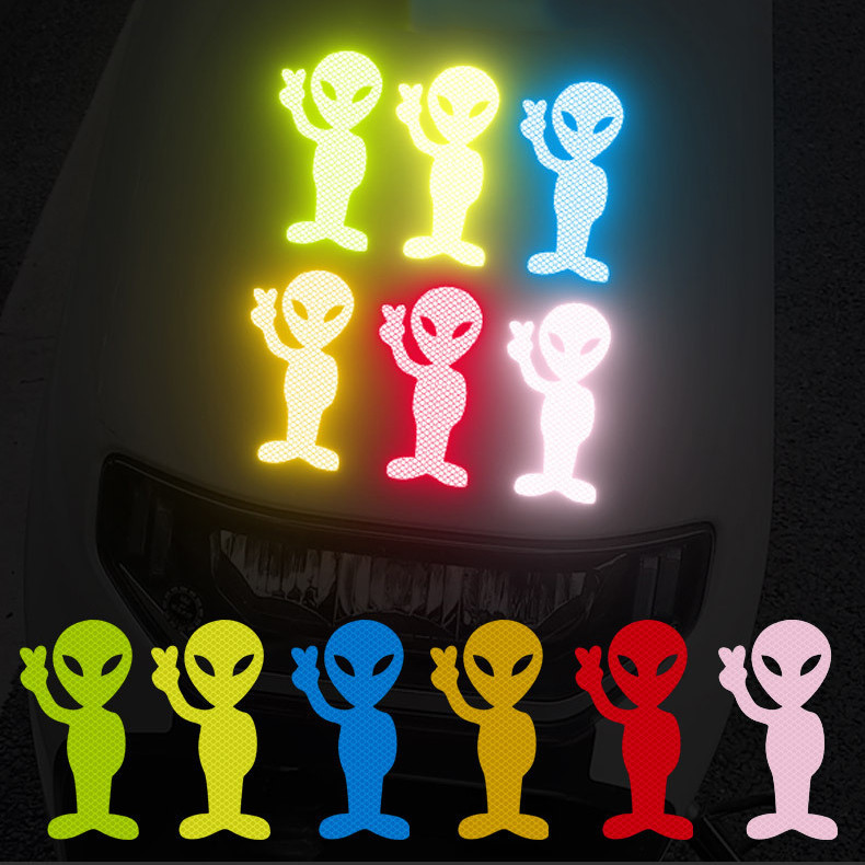 3m Diamond Grade Waterproof Stickers Super Reflective Stickers Cartoon ...