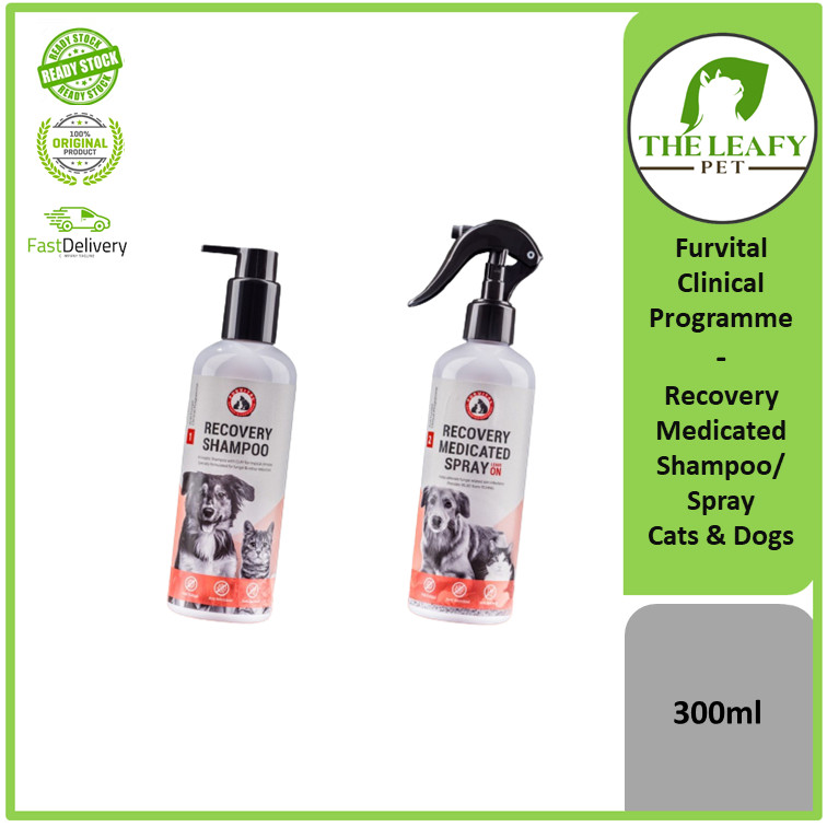 Furvital Clinical Programme Recovery Medicated Spray & Shampoo Anti Fungal , Microbial ...