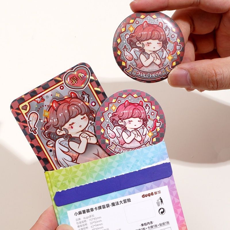 Little Mochi Card Badge Mystery Bag Magic Adventure Badge Bar New ...