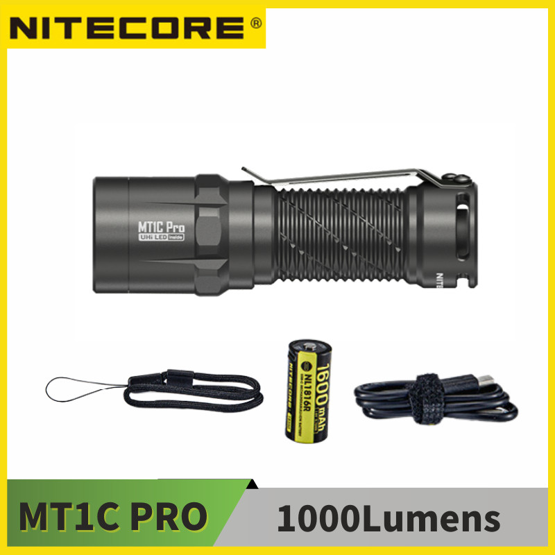 NITECORE MT1C PRO 1000Lumens Max Beam Distance 360M Protable EDC ...