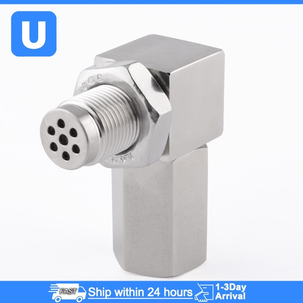 Auto Parts M18*1.5 90 Degree O2 Oxygen Sensor Extender Gasket Engine ...