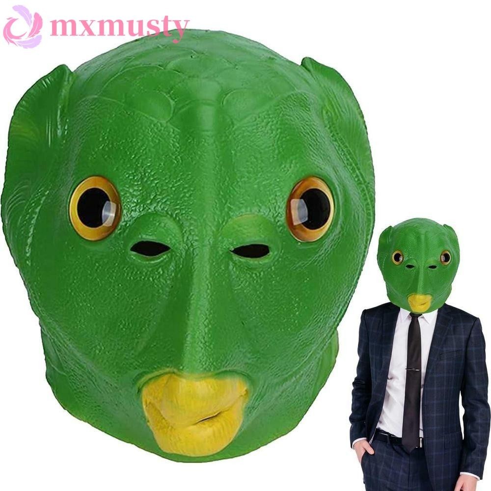 MXMUSTY Fish Head Mask Toy Fish Mask Anime Kawaii Performance Prop ...