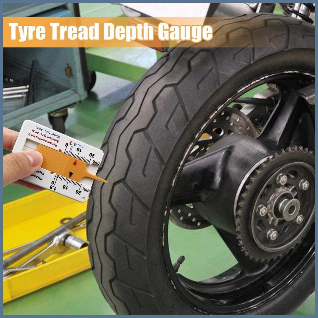 Tire Tread Depth Measuring Tool 0-20 mm Tread Gauge Tool Tire Tread ...