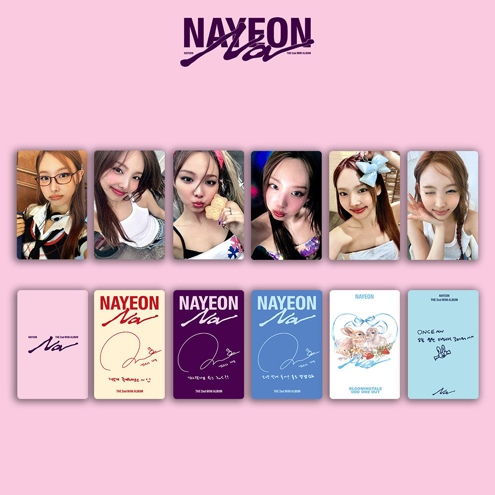 Nayeon Photocard ABCD Lin NAYEON SOLO Album NA Random Card TWICE Face Card | Shopee Malaysia