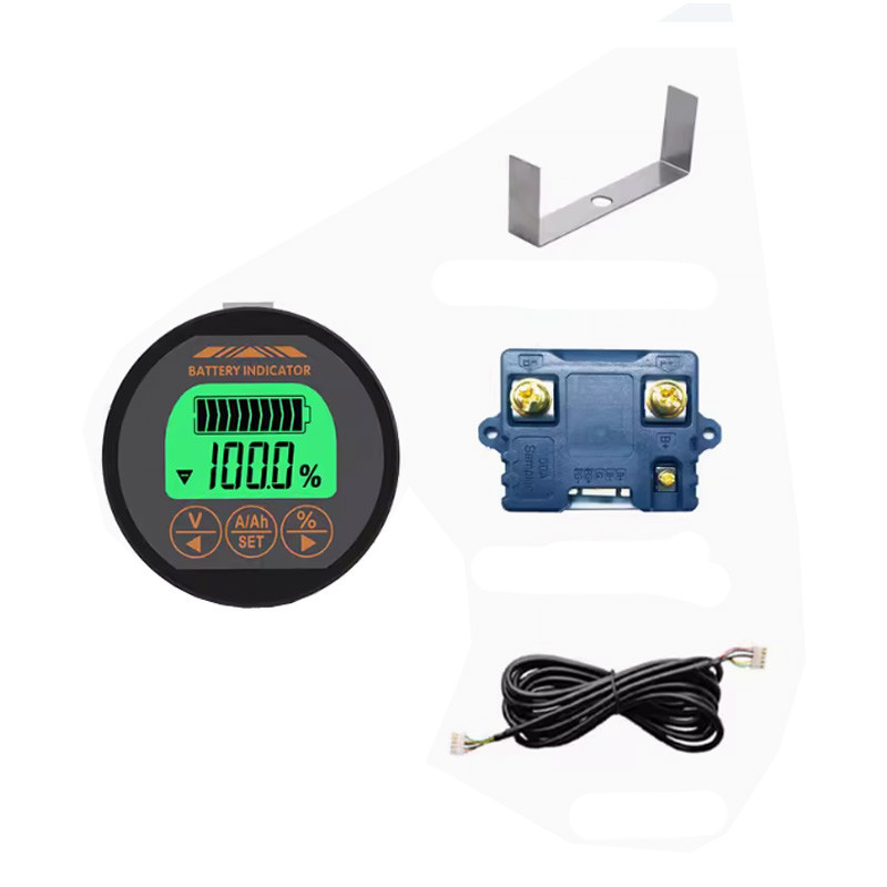 DC 8-80V 50A 100A 350A TR16 Coulomb Counter Meter Battery Capacity ...